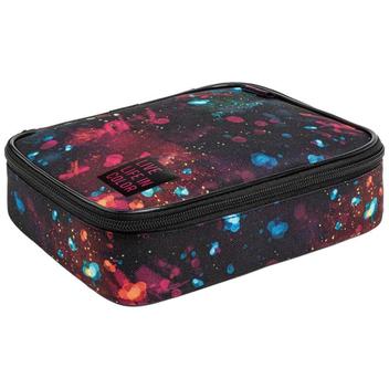 Estojo Escolar Académie Box Splashes Preto Tilibra 338303 - Estojo ...