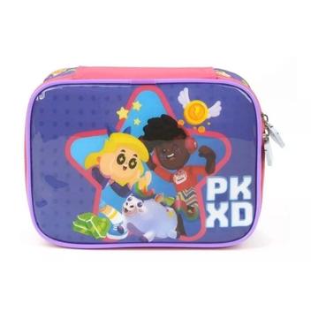 Estojo Escolar Box 100 Pens Pkxd Infantil Grande - Azul/Rosa - CLIO ...