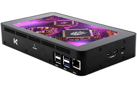 Estojo KKSB de alumínio para Raspberry Pi 5 com tela sensível ao toque ...