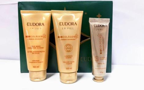 Estojo La Piel Ambar Dourado Miniaturas - Eudora - Estojos e Paletas de ...