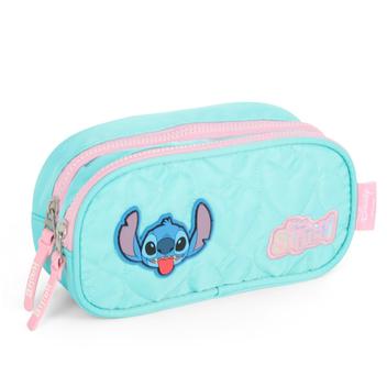Estojo Reforçado Lilo e Stitch Escolar Grande Verde Disney - Luxcel ...