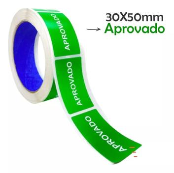 Etiqueta Selo De Produto Aprovado - Em Analise - Reprovado - Etiquetas ...
