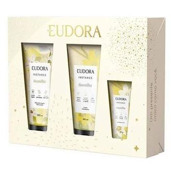 Eudora Instance Baunilha Kit Sabonete Liquido + Loção Hidratante ...