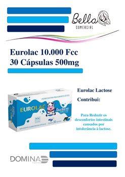Eurolac 10.000 Fcc Alu - Domina Farma - Lactase - Magazine Luiza
