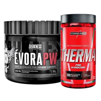Evora Pré Treino 150g + Therma Pro 120 Caps Integralmedica - Pré Treino ...