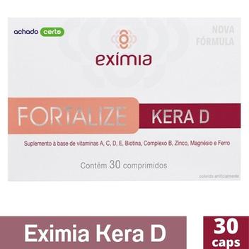 Exímia Fortalize Kera D Com Vitaminas A/c/e Biotina 30caps - Eximia ...