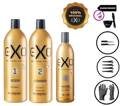 Exo Hair Exoplastia Progressiva Kit 2 x 1 Litro + Nanotron - Kit de ...