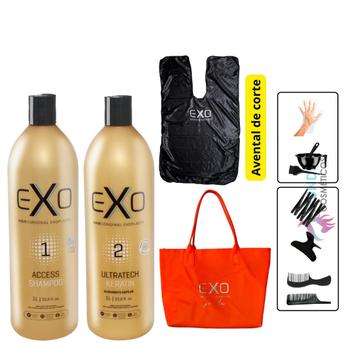 Exo Hair Progressiva Exoplastia Capilar 2x1000ML - Progressiva para ...