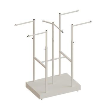 Expositor de Roupas em MDF Base com 6 cabideiros Robust - Comac - Arara ...