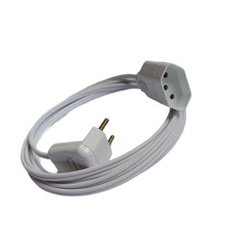 Extensao Eletrica 3 Metros 1 Tomada 10A Fio 1,5mm 690 SRLI RACRAFI ...