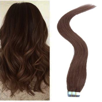 Extensões de Cabelo Tape-in TheFashionWay - Liso Natural 22" - Mega ...
