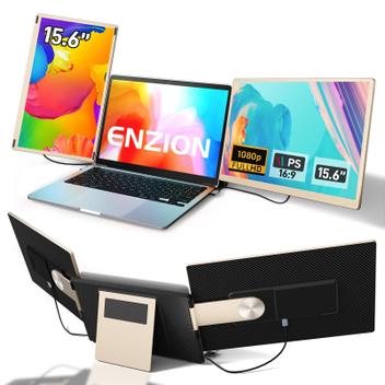 Extensor de tela para laptop Enzion atualizado FHD 1080P IPS de 15,6 ...