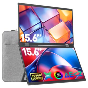 Extensor de tela para notebook Upperizon 15,6" 1080P 360 dobrável ...