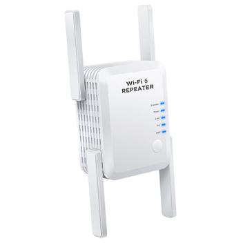 Extensor de Wi-Fi 1200Mbps (2.4G & 5G) com Porta Ethernet - Aumente o ...