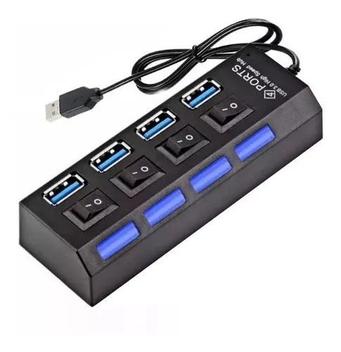 Extensor Hub USB 3.0 4 Portas com chave - oem - Hub - Magazine Luiza
