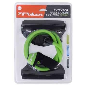 Extensor Poker para Braços e Pernas - Leve - Elástico para Exercício ...