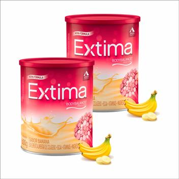 Extima kit com 02 Latas de 600g cada Sabor Banana - APSEN - Barra de ...