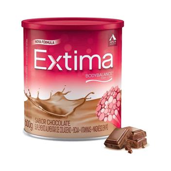 Extima Suplemento Alimentar Sabor Chocolate - Lata 600g - APSEN - Colágeno - Magazine Luiza