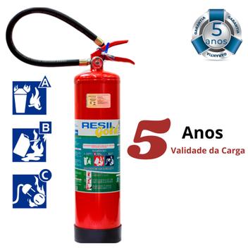 Extintor Incêndio Gold Pó Químico ABC de 6kg Resil (4A 40BC) - 5 Anos ...