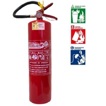 Extintor PÓ 6 kg tipo ABC 4A 40B:C - validade da carga de 1 ano ...
