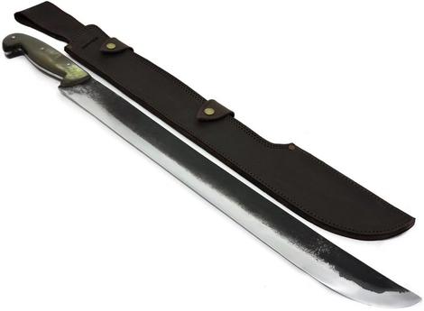F acão Forjado Brut Forja, Aço Carbono - Lâm. 52 Cm. - Xiru das Facas ...