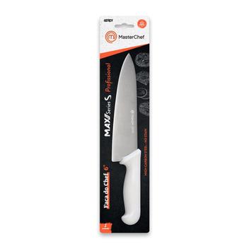 Faca Chef Inox 6'' Max Series S Profissional - Masterchef - Faca do ...