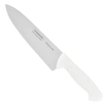 Faca Chef Inox com Cabo Branco 10" Premium - Tramontina - Dk - Faca do ...