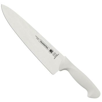 Faca Chef Tramontina Premium Lâmina Aço Inox Cabo Polipropileno Branco ...