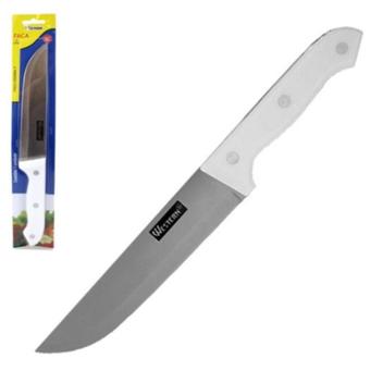 Faca De Cozinha em Inox 7'' Cabo Plástico Branco - Western - Faca ...