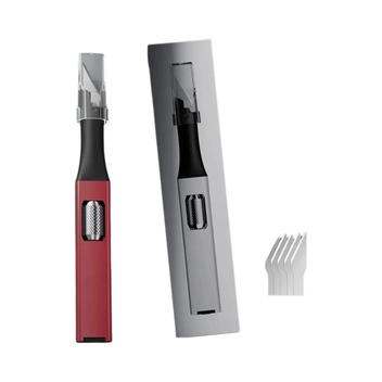 Faca De Escultura Com Cabo De Alumínio DIY Em Forma De Caneta Com 5 ...