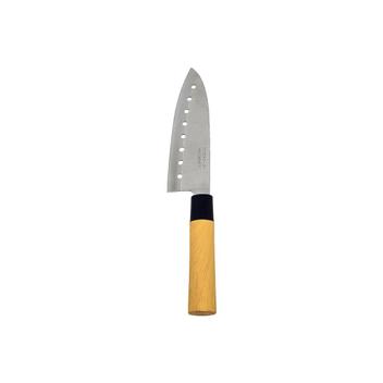 Faca De Inox Santoku 7" Com Furo Asia - Hauskraft - WESTERN - Faca ...