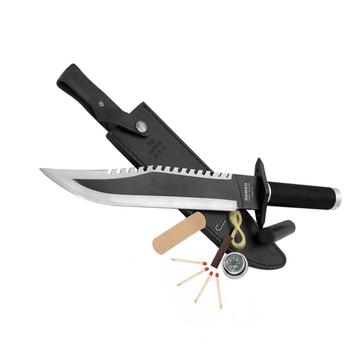Faca Do Rambo 2 Original 39Cm Preto - First Blood Parte Ii - Importado ...