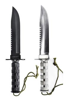 Faca Inox Rambo Commander Ferramenta Sobrevivência - Taue - Faca Tática ...