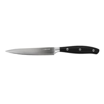 Faca multiuso Fackelmann Nirosta Graphite em inox 24cm preta - Faca ...