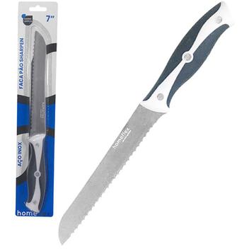 Faca Pao Inox 7'' Cabo Plastico Sharpen Na Cartela Homeflex - Western ...