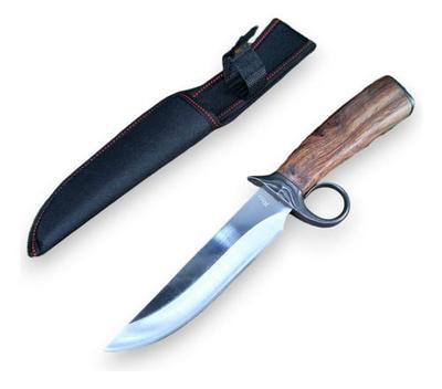 Faca Tática Apoio De Dedo Bainha Nylon Aço Inox Camping - Taue - Faca ...