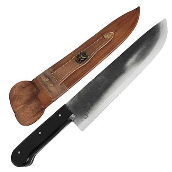 Facão de Mato Tradicional 12' Faca Grande Full Tang Lida Artesanal Aço ...