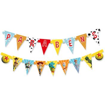 Faixa Decorativa de Aniversário Parabéns Toy Story - Regina - Faixa ...