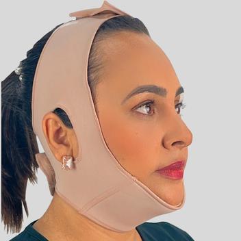 Faixa Para Lipo De Papada Lifting Facial Mentoneira New Form ...