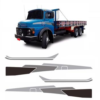 Faixa porta caminhão mb 1113 1114 1313 2013 - DECALLINE - Acessórios ...