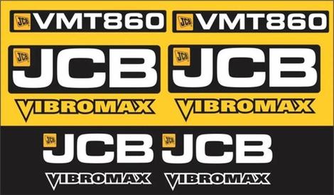 Faixas Adesiva Rolo Vibromax Compatível Com Jcb Vmt 860 - Spts - Suporte para Antena - Magazine ...