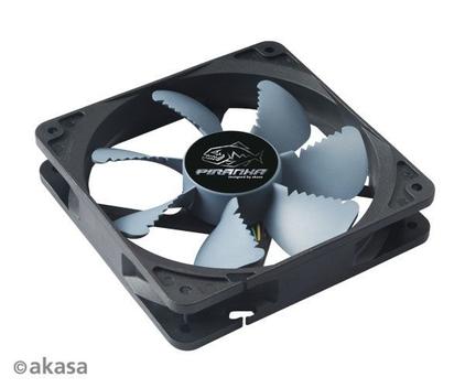 Fan Akasa Piranha 120mm Alto Fluxo Cfm 79 Pwm 4 Pinos S-Flow - Peças ...