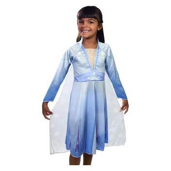Fantasia da Elsa Infantil Frozen 2 Clássica Vestido Elsa de Frozen ...