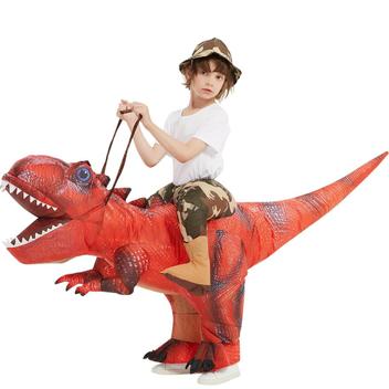 Fantasia de dinossauro inflável GOOSH T Rex para crianças de Halloween ...