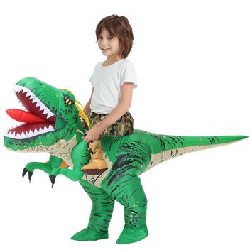 Fantasia inflável de dinossauro Doscos Kids T-rex Halloween Party ...