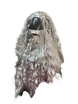 Fantasia Peruca e Barba Grisalha Cinza Mago Cinzento Bruxo - Mor ...