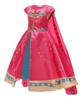 Fantasia Princesa Jasmine Cor Pink Modelo Filme Aladdin - Emotion ...