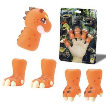 Fantoche De Dedo Brinquedo Dedoche Dinossauro T-Rex Bee Toys - Fantoche ...