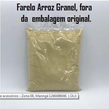 Farelo de Arroz Granel 1kg, 2kg, 3 kg e 5 kg - NoBrand - Farinha ...