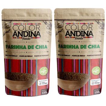 Farinha de chia Color Andina 150g - 2 pacotes - COLOR ANDINA FOODS ...